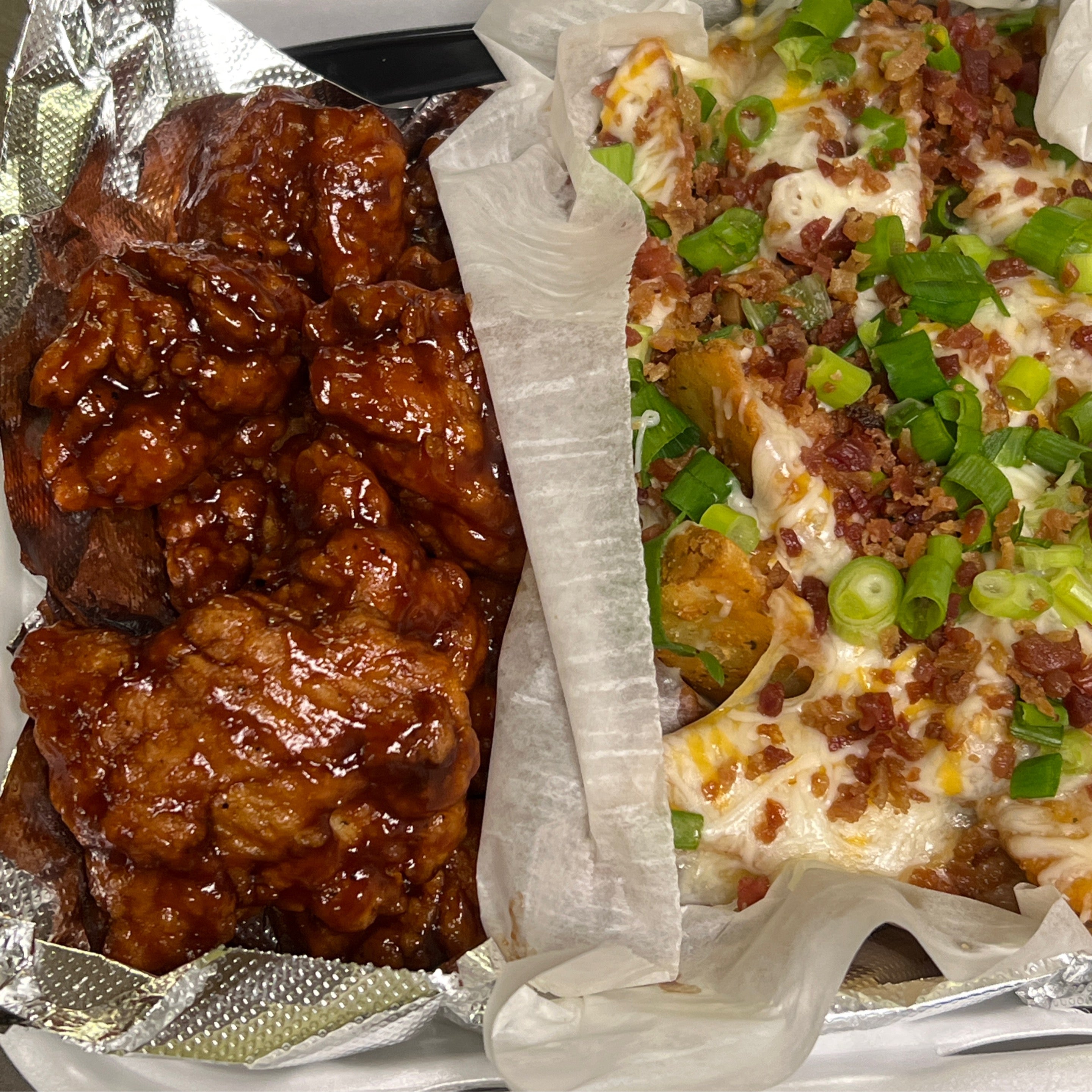 10 Boneless honey barbecue and loaded ranch seasoned wedges | Downtown ...